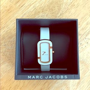 Marc Jacobs | Accessories | Marc Jacobs The Jacobs Analog White Leather ...